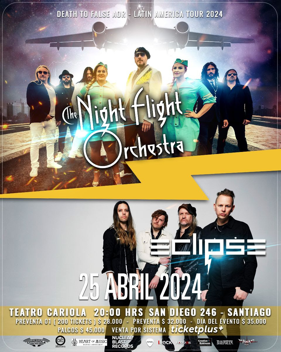 Rockaxis | The Night Flight Orchestra fija su debut en Chile