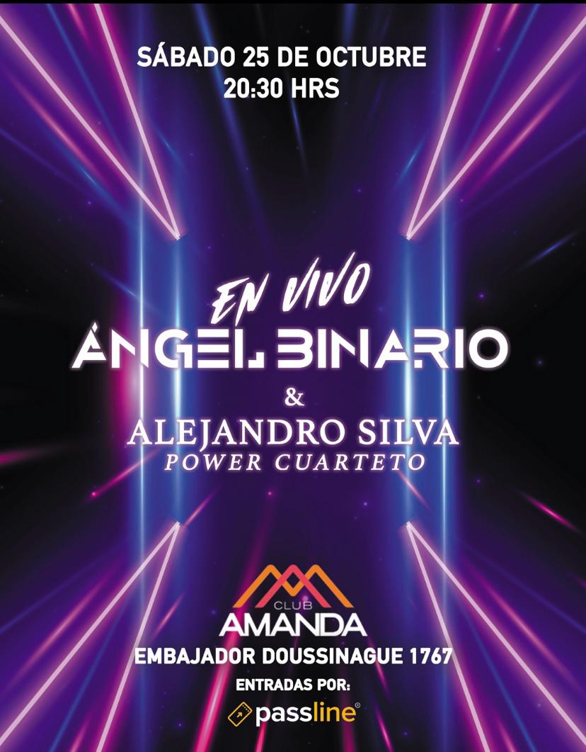 Rockaxis | Concurso cerrado: Ángel Binario + Alejandro Silva en Amanda